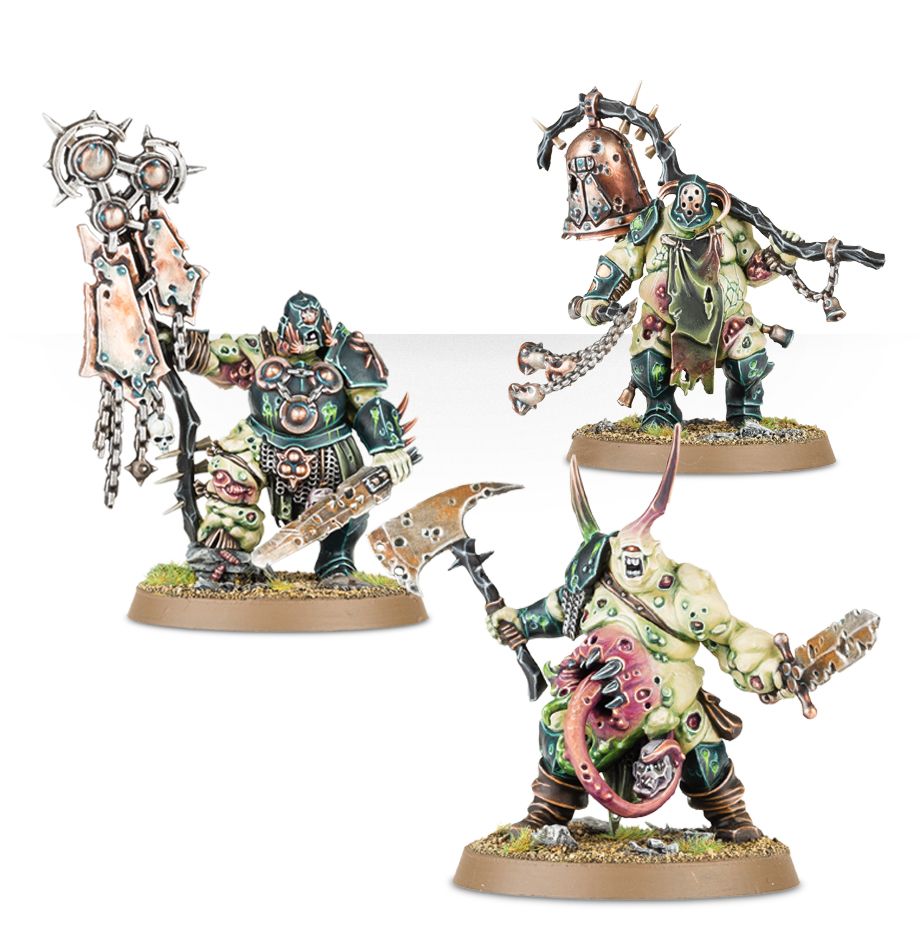 Putrid Blightkings - WARHAMMER AoS - | CHAOS | - Nurgle Rotbringers ...