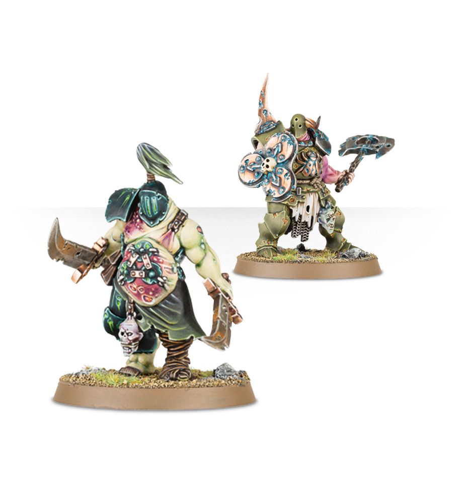 Putrid Blightkings - WARHAMMER AoS - | CHAOS | - Nurgle Rotbringers ...